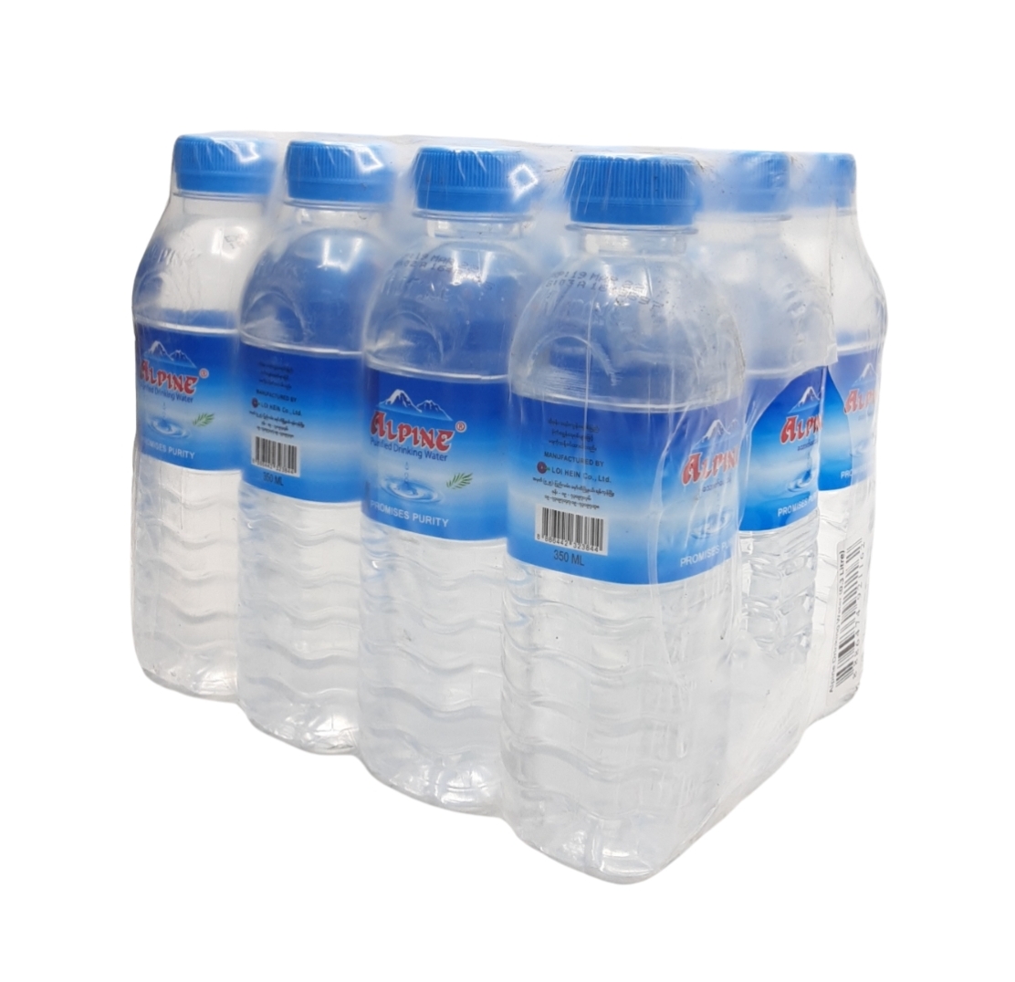 Alpine Purified Drinking Water (1 Liter ) | www.burma-store.com