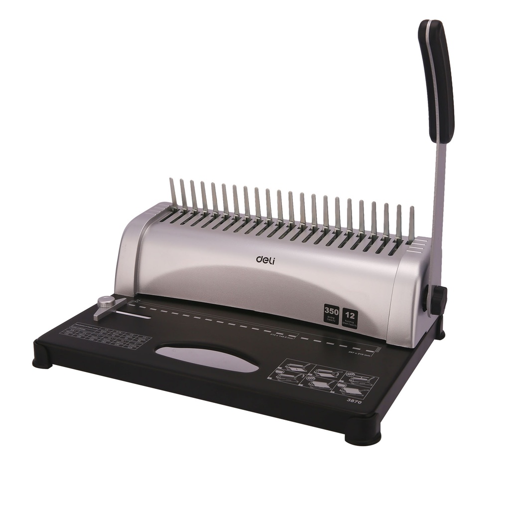 Deli E3870 COMB BINDING MACHINE | www.burma-store.com